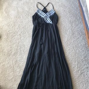 Crystal Sky | Dresses | Crystal Sky Nwot Black Tribal Maxi Dress | Poshmark